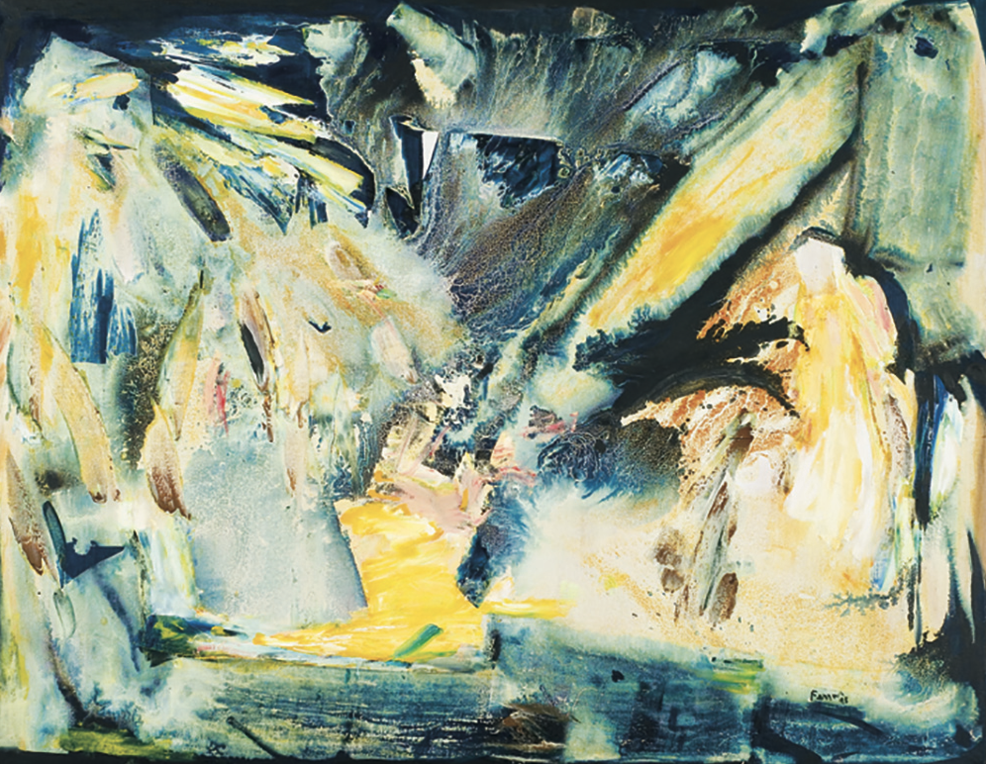 Sans titre H0058 - Marcelle Ferron - Galerie Simon Blais - Galerie d'art à Montréal