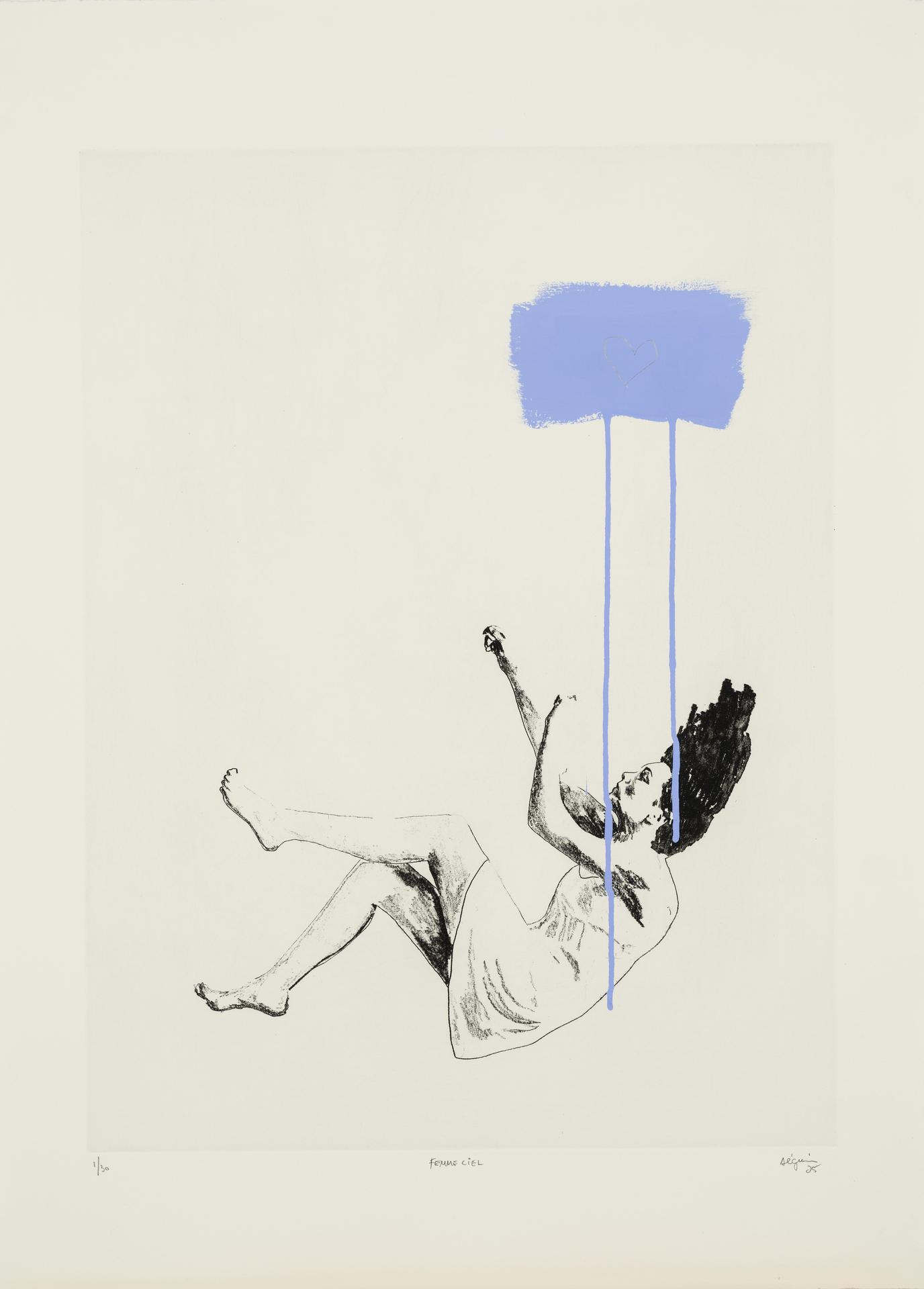Femme ciel - Marc Séguin - Galerie Simon Blais - Galerie d'art à Montréal