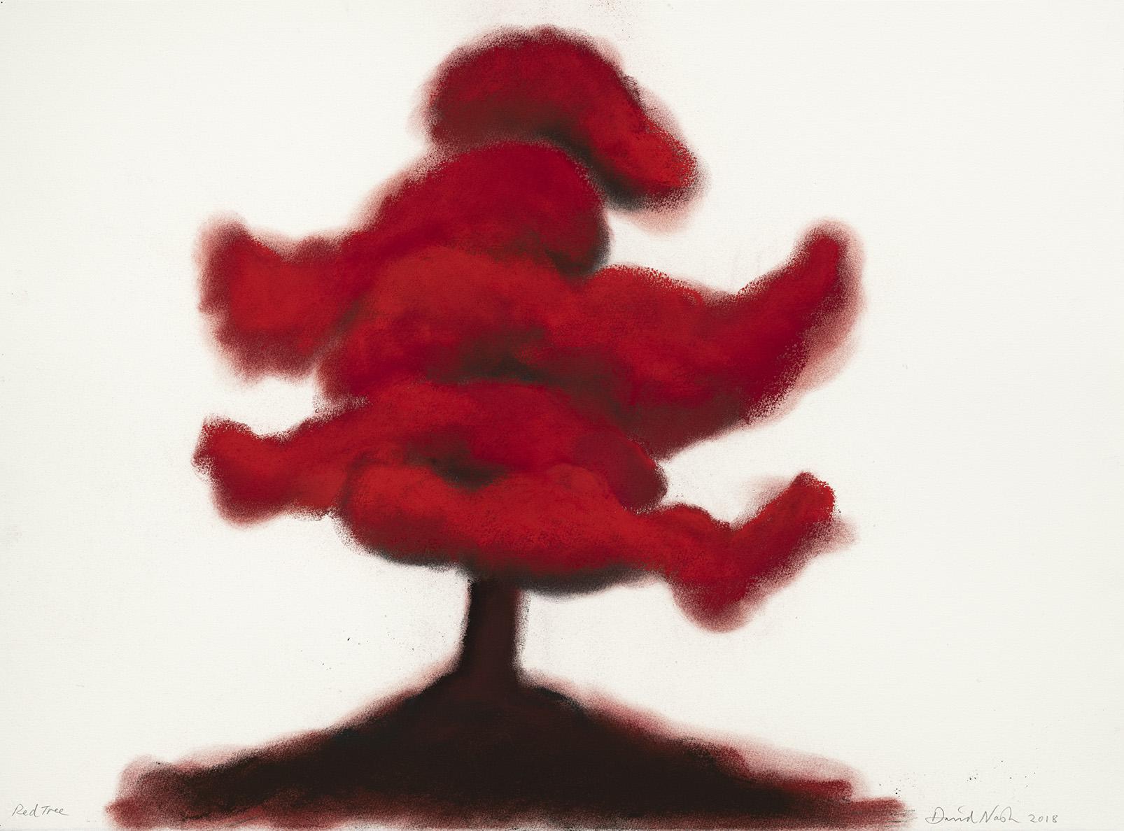 Red Tree 2 - David Nash - Galerie Simon Blais - Galerie d'art à Montréal