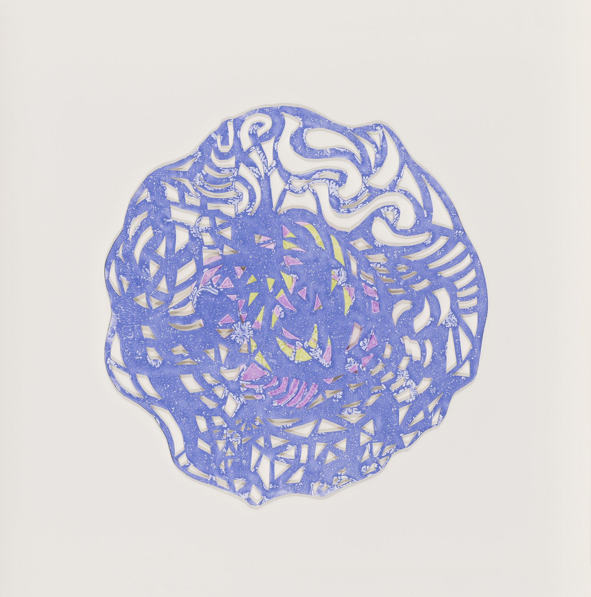 La dentelle radicale (bleu, rose et vert) - Catherine Farish - Galerie ...